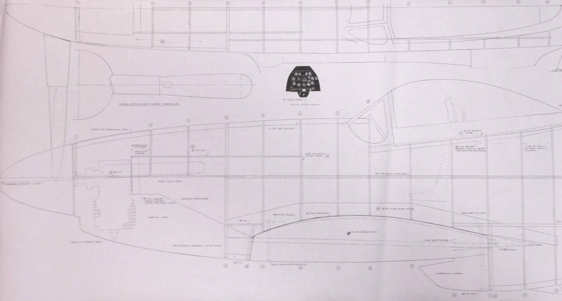 North American P-51D & B Mustang (112”) Plan Set – Precision Cut Kits