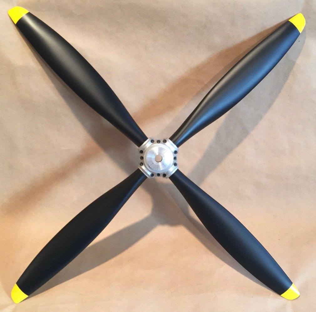 Solo Props Spitfire Mk-IX Ground Adjustable Scale Flying Prop ...