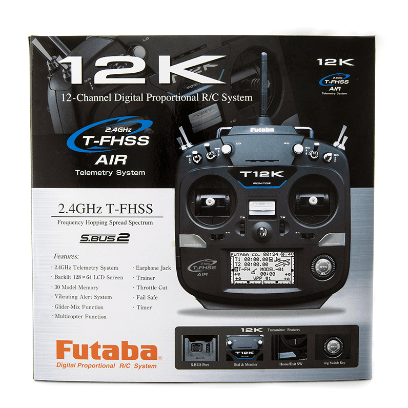 Futaba 12K Transmitter 14-Channel / R3008SB (Aircraft) – Precision Cut Kits
