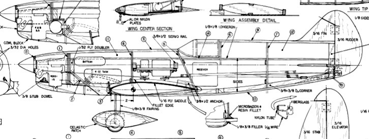 Super Bucaneer (43") Plan Set - Precision Cut Kits